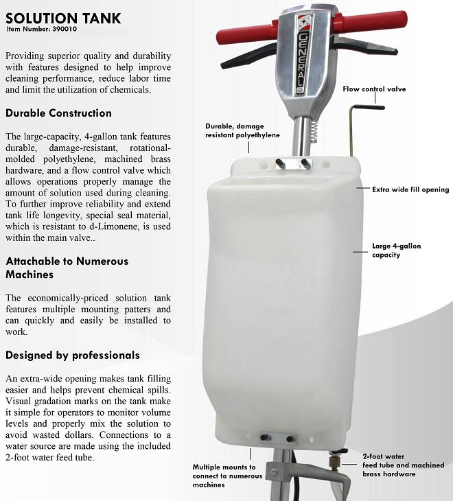 Solution Tank 4 Gallon with Brass Hardware Kit - Buy Commercial ...